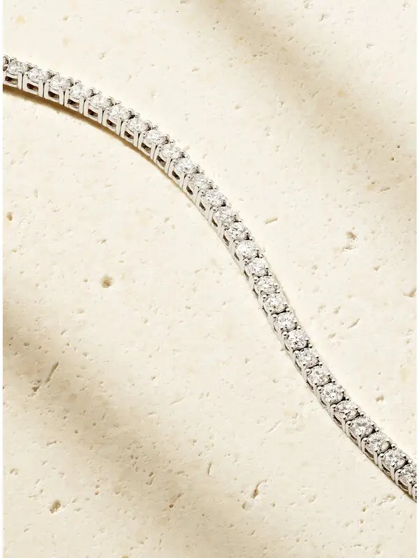 SYDNEY EVAN 14-karat White Diamond Tennis Bracelet