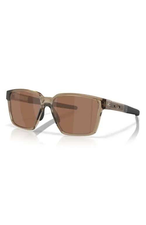 Oakley 57mm Polarized Rectangular Sunglasses