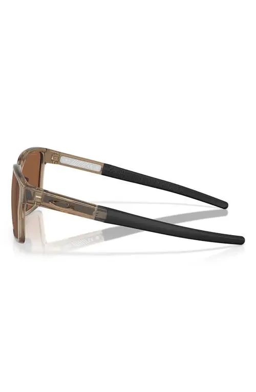 Oakley 57mm Polarized Rectangular Sunglasses