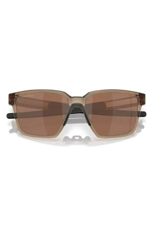 Oakley 57mm Polarized Rectangular Sunglasses