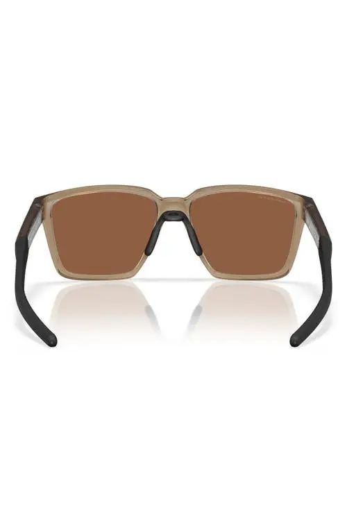 Oakley 57mm Polarized Rectangular Sunglasses