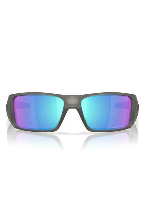 Oakley Heliostat 61mm Prizm™ Polarized Rectangle Sunglasses - Saphire