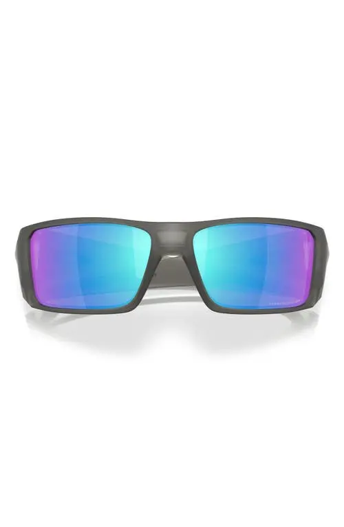 Oakley Heliostat 61mm Prizm™ Polarized Rectangle Sunglasses - Saphire