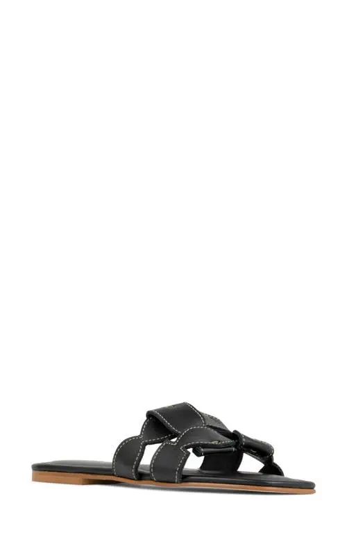 DONALD PLINER Gabrey Slide Sandal - Black