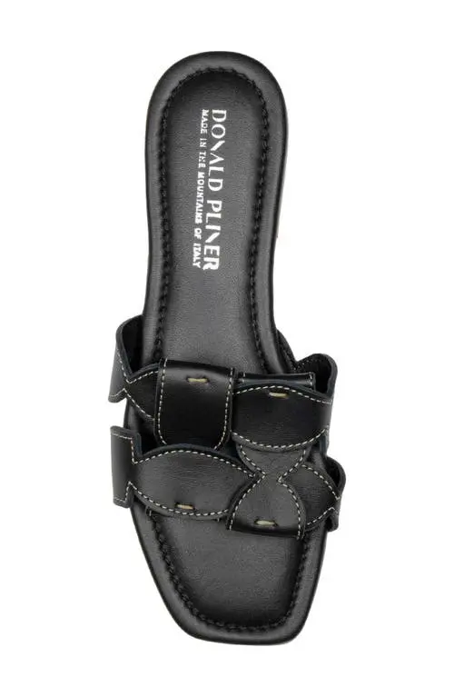 DONALD PLINER Gabrey Slide Sandal - Black