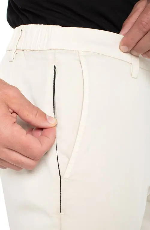 LIVERPOOL Slim Fit Pull-on Chinos - Parchment