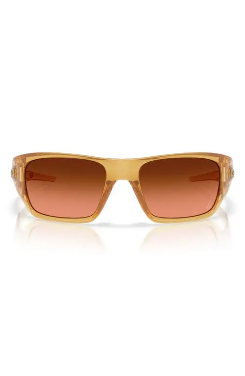 Oakley 60mm Prizm™ Rectangular Sunglasses - Light Curry/brown
