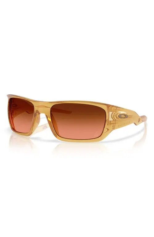 Oakley 60mm Prizm™ Rectangular Sunglasses - Light Curry/brown