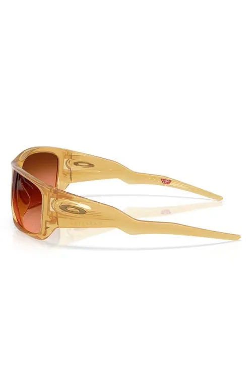 Oakley 60mm Prizm™ Rectangular Sunglasses - Light Curry/brown