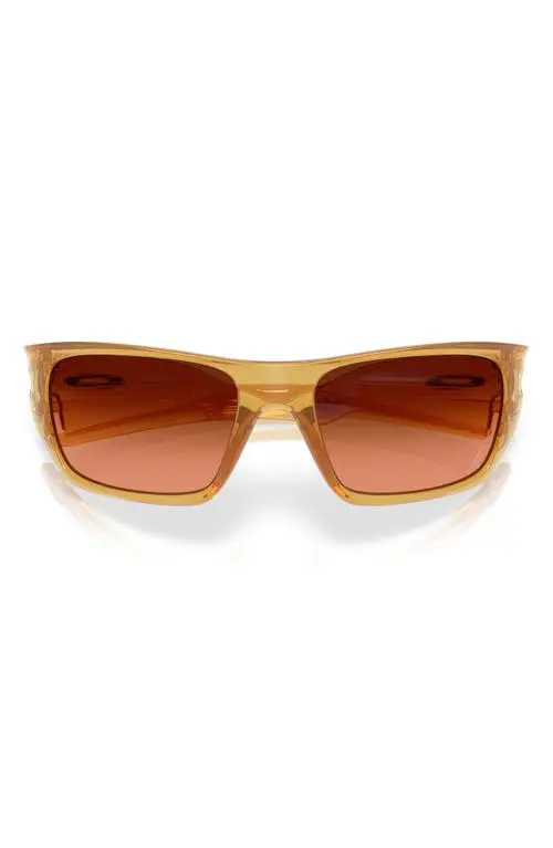 Oakley 60mm Prizm™ Rectangular Sunglasses - Light Curry/brown