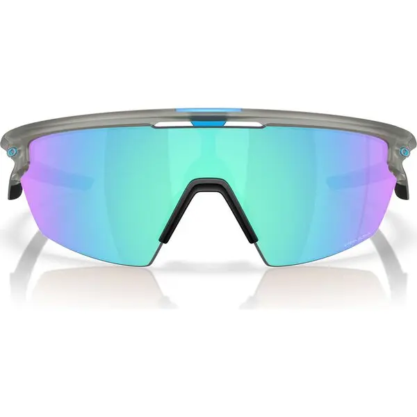 Oakley Prizm™ Road Sport Rectangular Sunglasses - Matte Grey/sapphire