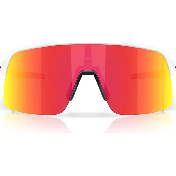 Oakley Prizm™ Everyday Rectangular Sunglasses - Matte White Prizm Ruby
