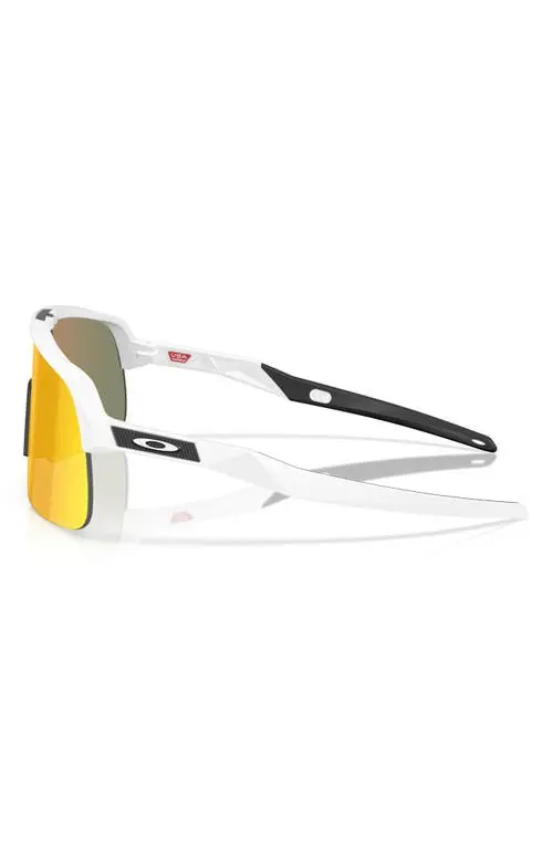 Oakley Prizm™ Everyday Rectangular Sunglasses - Matte White Prizm Ruby