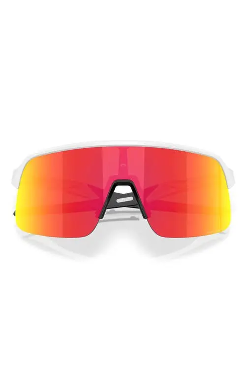 Oakley Prizm™ Everyday Rectangular Sunglasses - Matte White Prizm Ruby