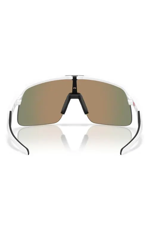 Oakley Prizm™ Everyday Rectangular Sunglasses - Matte White Prizm Ruby