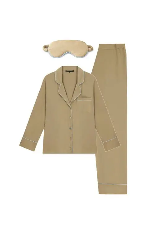 HOUSE OF SILK Noelle Pyjama Set - Green