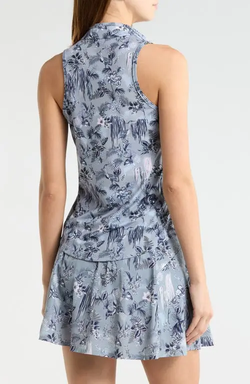 Greyson Sleeveless Half Zip Top