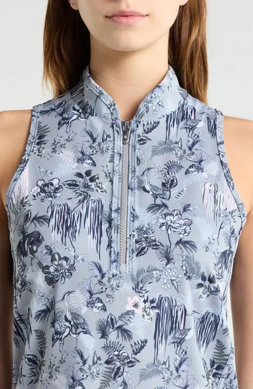 Greyson Sleeveless Half Zip Top