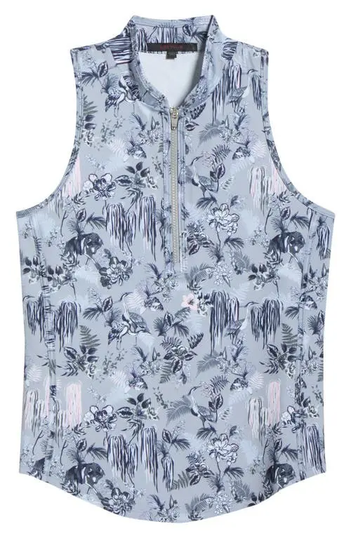 Greyson Sleeveless Half Zip Top