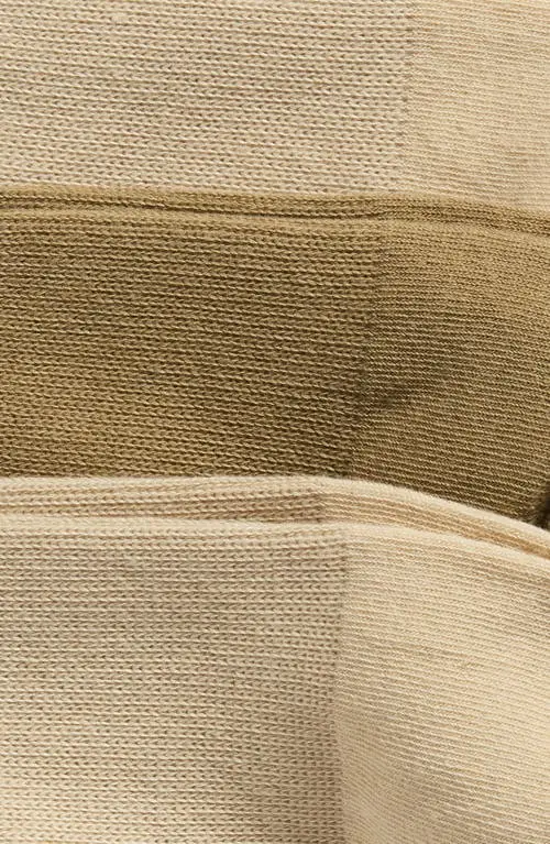 Hue Arch Hug Cotton Blend Liner Socks 3-pack - Neutrals Pack