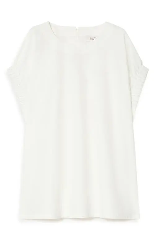 Marina Rinaldi Sepoca Cotton Poplin Top - Ivory