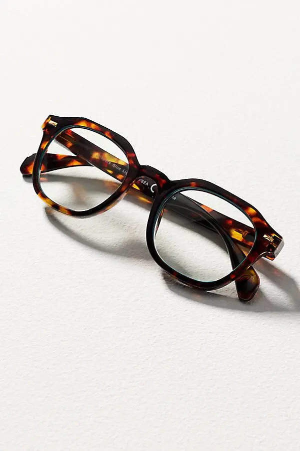 PEEPERS Neon Geo Oval Readers - Brown Pattern