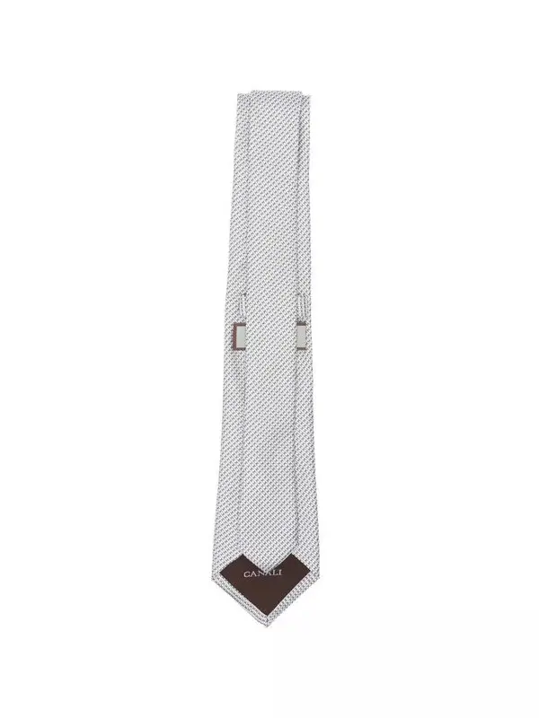 Canali Patterned Neck Tie