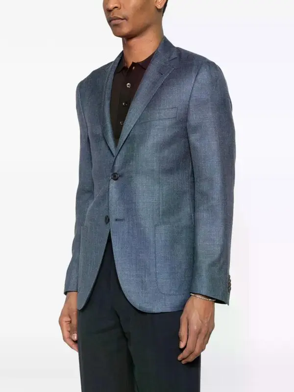 Corneliani Button Single-breasted Jacket - Blue