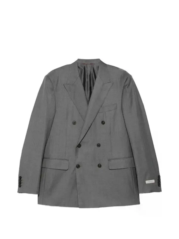 Canali Double-breasted Suit - Grey