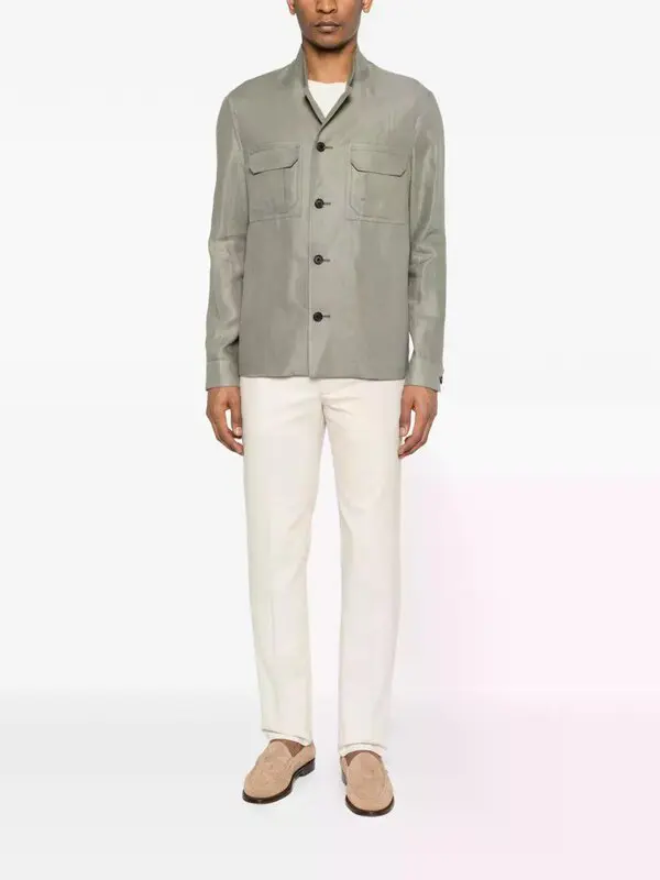 Corneliani Buttoned Trousers - Neutrals