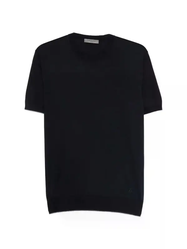Corneliani Crewneck Short-sleeve T-shirt - Blue