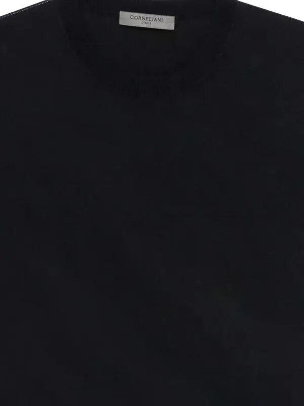 Corneliani Crewneck Short-sleeve T-shirt - Blue
