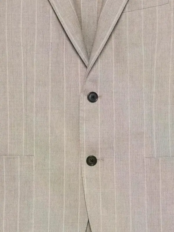 Corneliani Striped Single-breasted Blazer