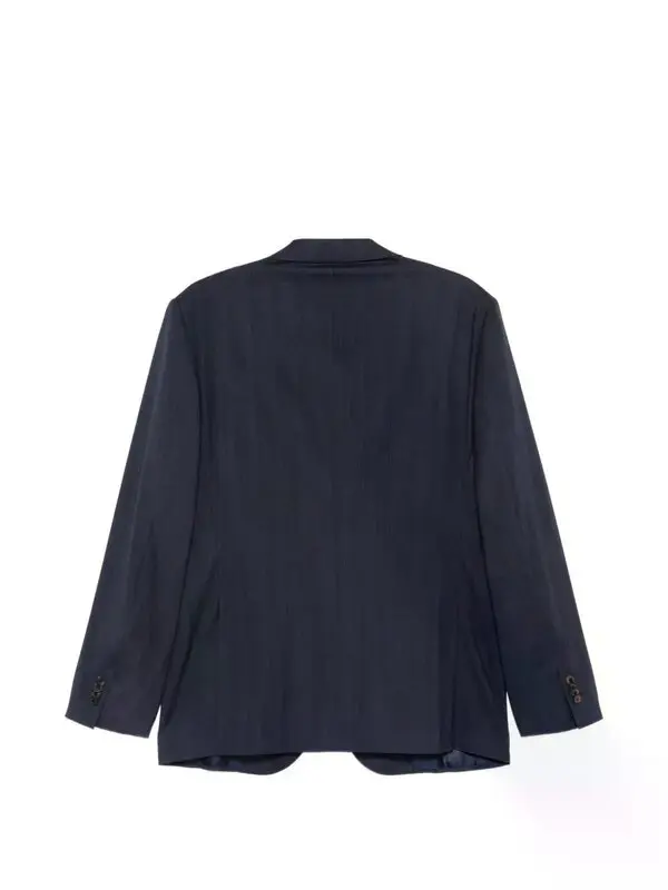 Corneliani Pinstripe Tailored Suit - Blue