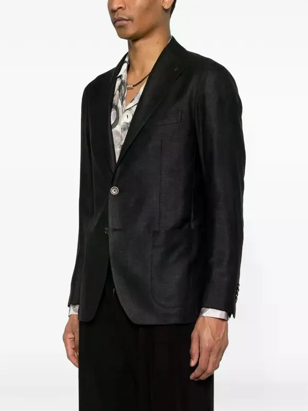 Tagliatore Pocket Single-breasted Blazer - Grey