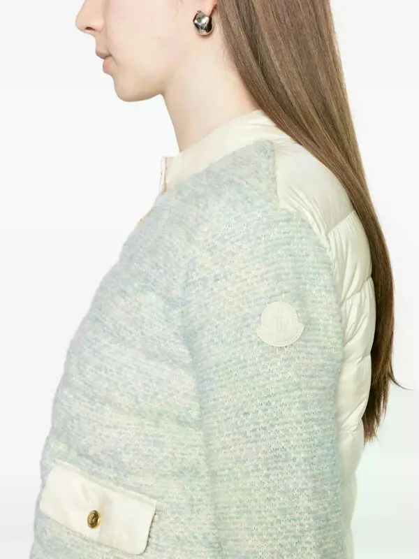 Moncler Padded Zip-up Cardigan - Blue