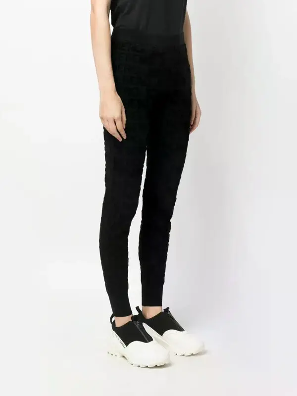 Iceberg Logo-appliqué Tonal-design Leggings