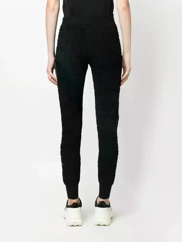Iceberg Logo-appliqué Tonal-design Leggings