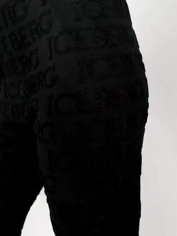 Iceberg Logo-appliqué Tonal-design Leggings