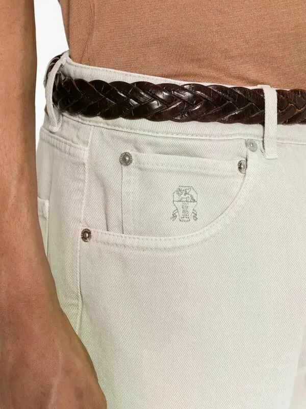 Brunello Cucinelli Panelled Jeans - Grey