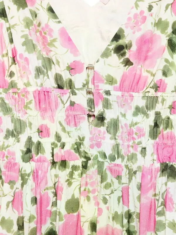 Liu Jo Floral Maxi Dress - Neutrals