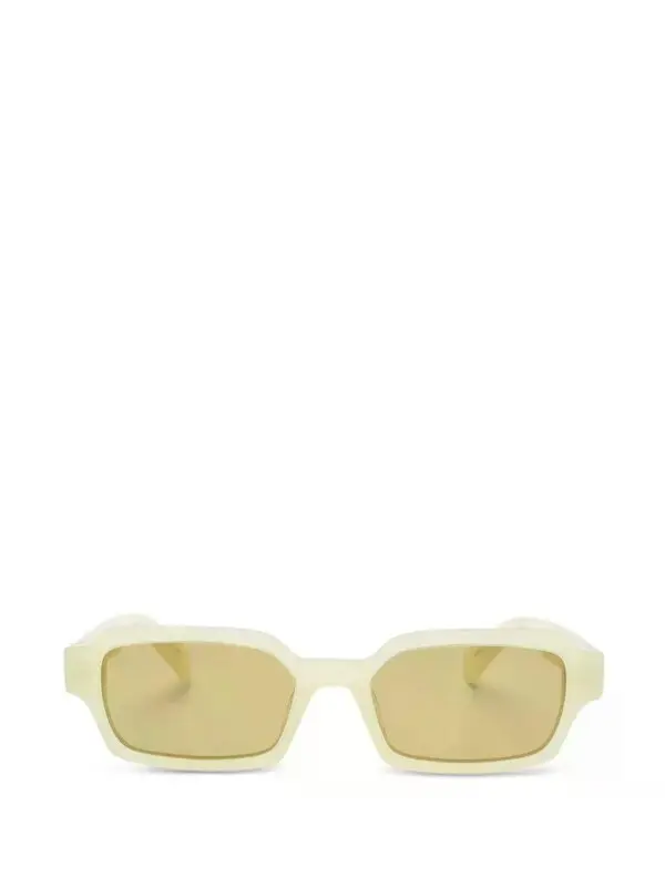 RETROSUPERFUTURE Carino Rectangle-frame Sunglasses - Neutrals