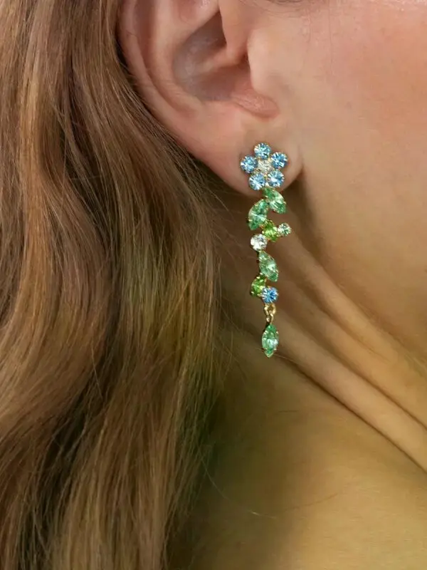 JENNIFER BEHR Jasmina Floral-motif Drop Earrings