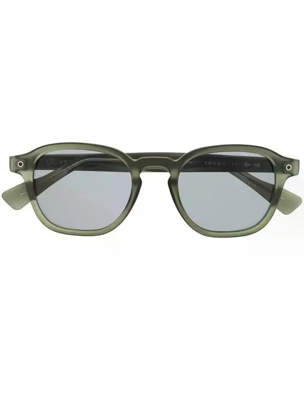 SNOB Round-frame Sunglasses - Green