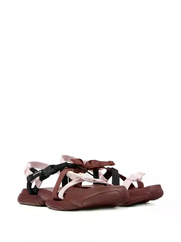 Camper Karst Buckle Strap Sandals - Black