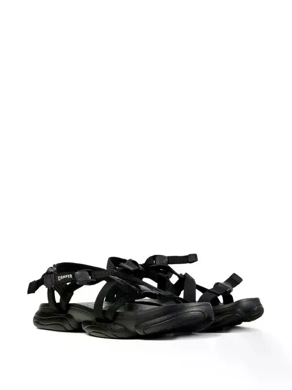 Camper Karst Strap Sandals - Black