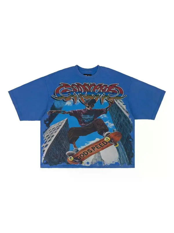 GODSPEED Ollie Graphic T-shirt - Blue