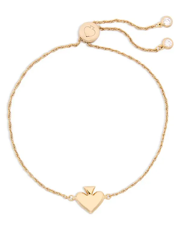Kate Spade New York Everyday Spade Slider Bracelet - Gold.