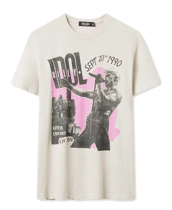 Junk Food Clothing Billy Idol 1990 Vintage T-shirt - Birch