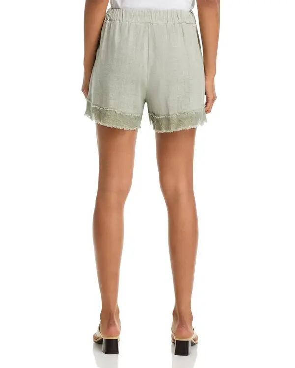 Vintage Havana Drawstring Linen Blend Shorts